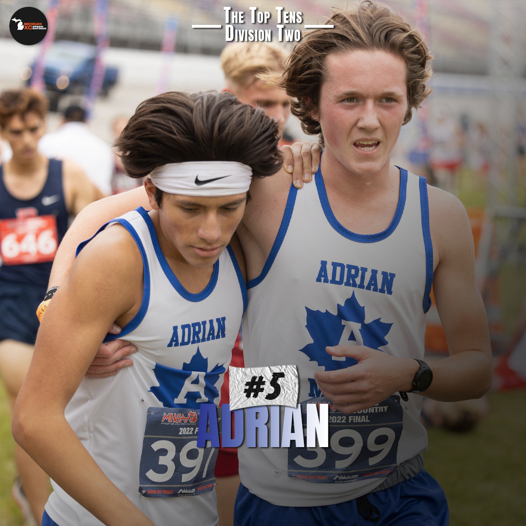 The Top Tens: Division 2 Boys #5 – Michigan XC Speed Ratings